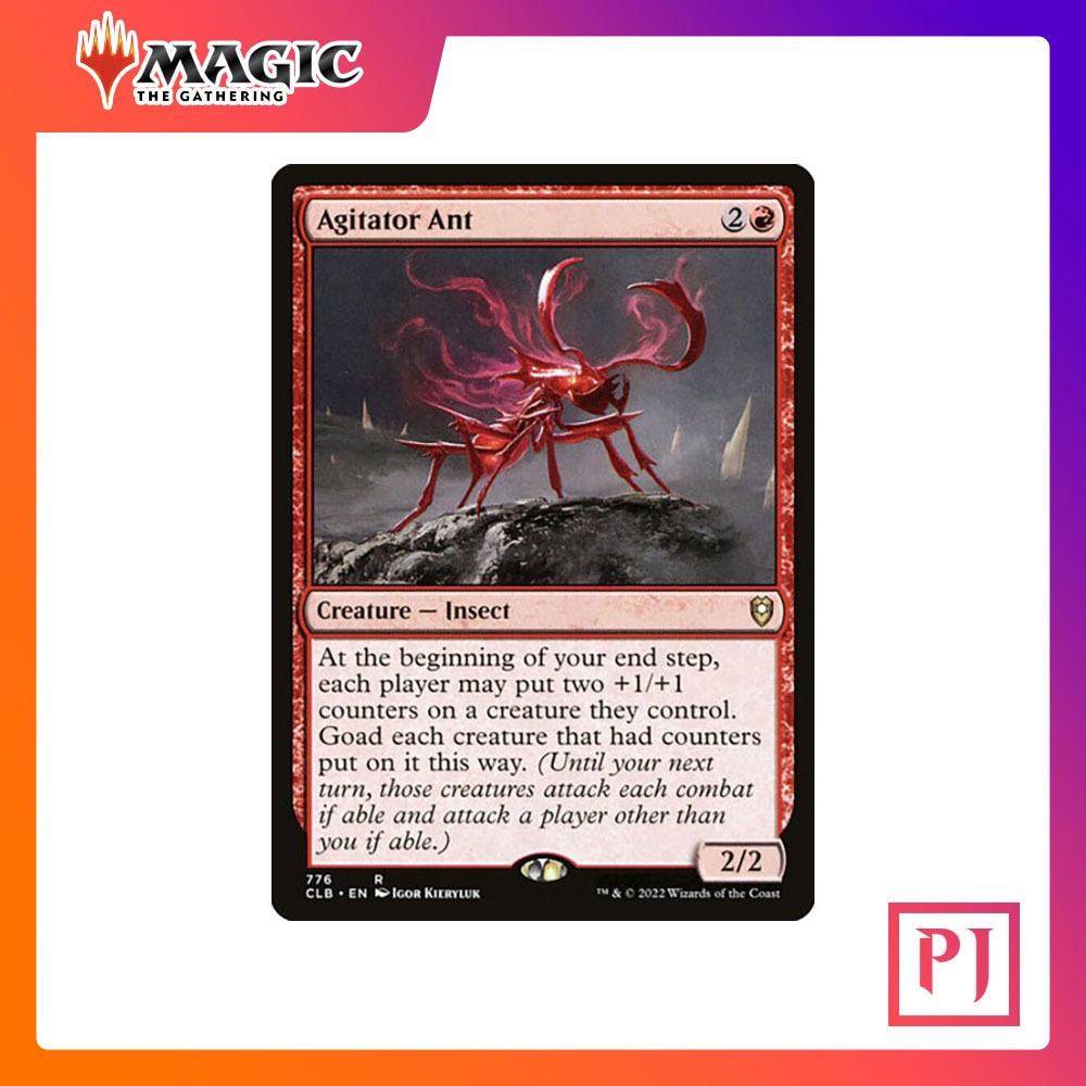 [MTG] Agitator Ant [CLB] [RED] [RARE] [NORMAL] [ENG] (การ์ดเมจิค ...