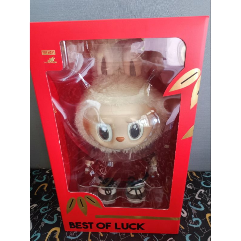พร้อมส่ง labubu new year limited the monster best of luck resin face ...