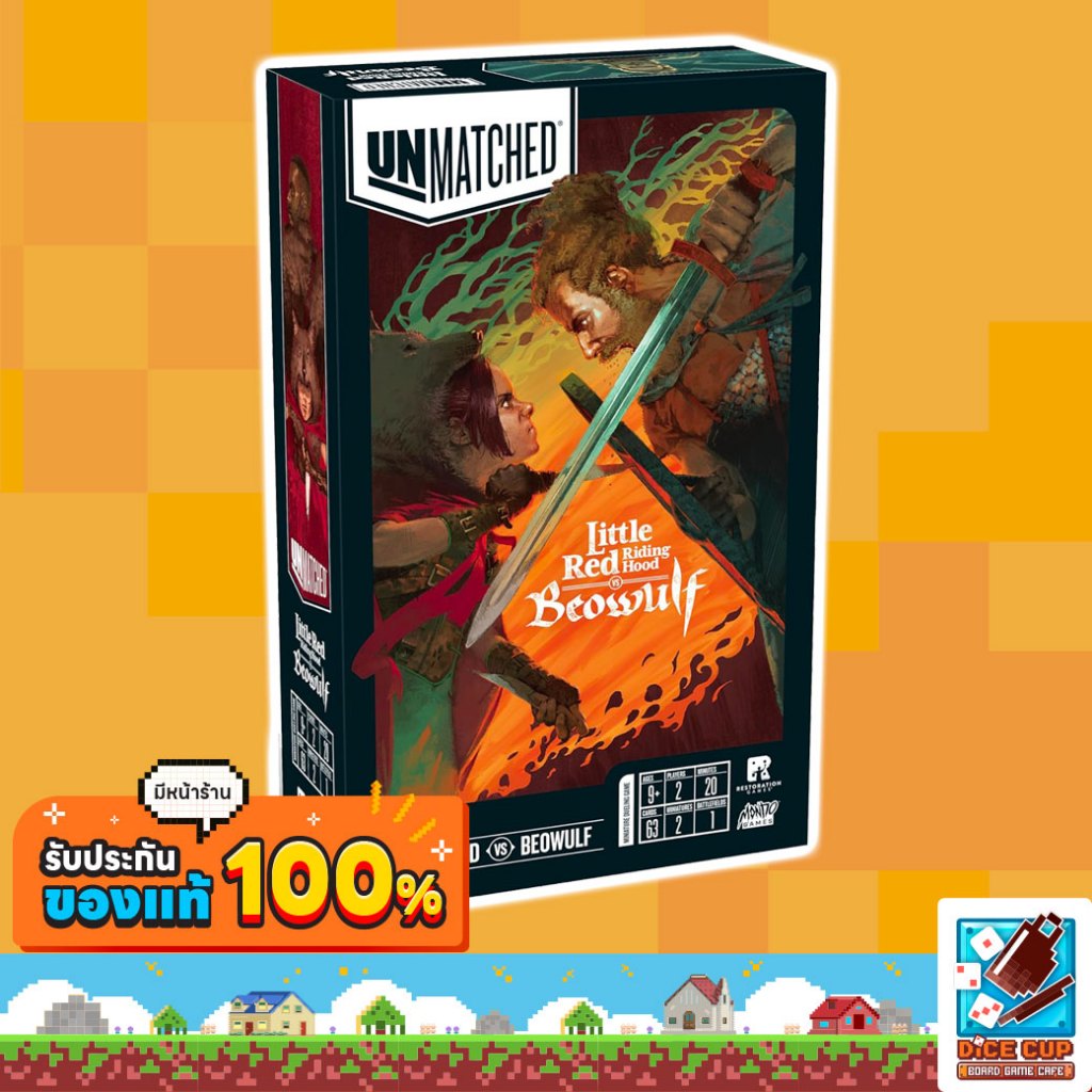 [ของแท้] Unmatched: Little Red Riding Hood vs. Beowulf Board Game ...