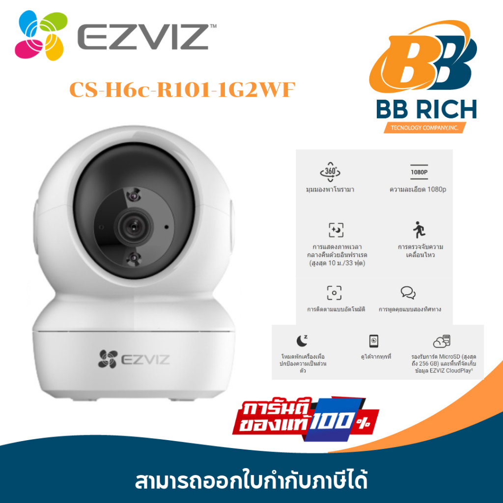 Smart IP Camera (2.0MP) ZVIZ CS-H6c-R101-1G2WF Smart IP Camera (2.0MP ...
