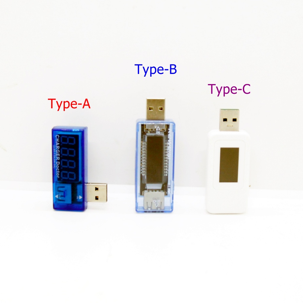 USB Charger Checker เครื่องทดสอบ แรงดัน และกระแสไฟฟ้า DC 5V สำหรับการ ...