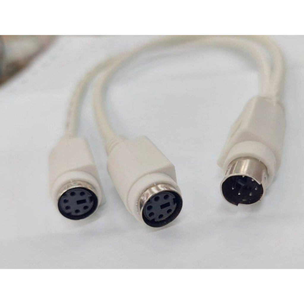 สายแปลง Mini DIN 6Pin Splitter Y PS2 | Shopee Thailand