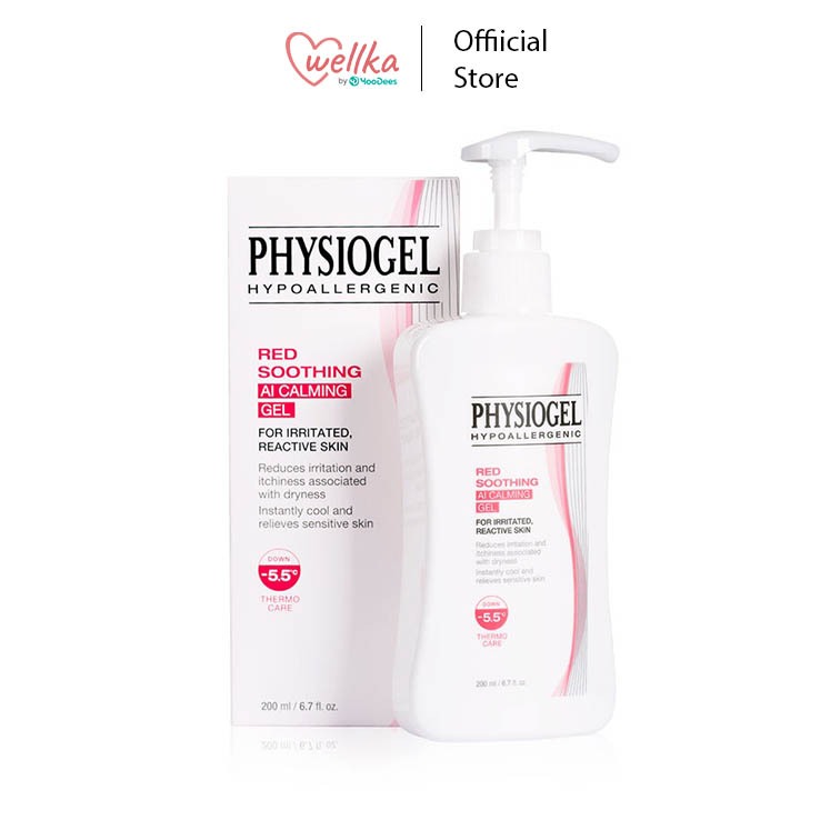 Physiogel ฟิสิโอเจล Red Soothing Ai Calming Gel ผลิตภัณฑ์บำรุงผิวหน้า ขนาด 200 มล | Shopee Thailand