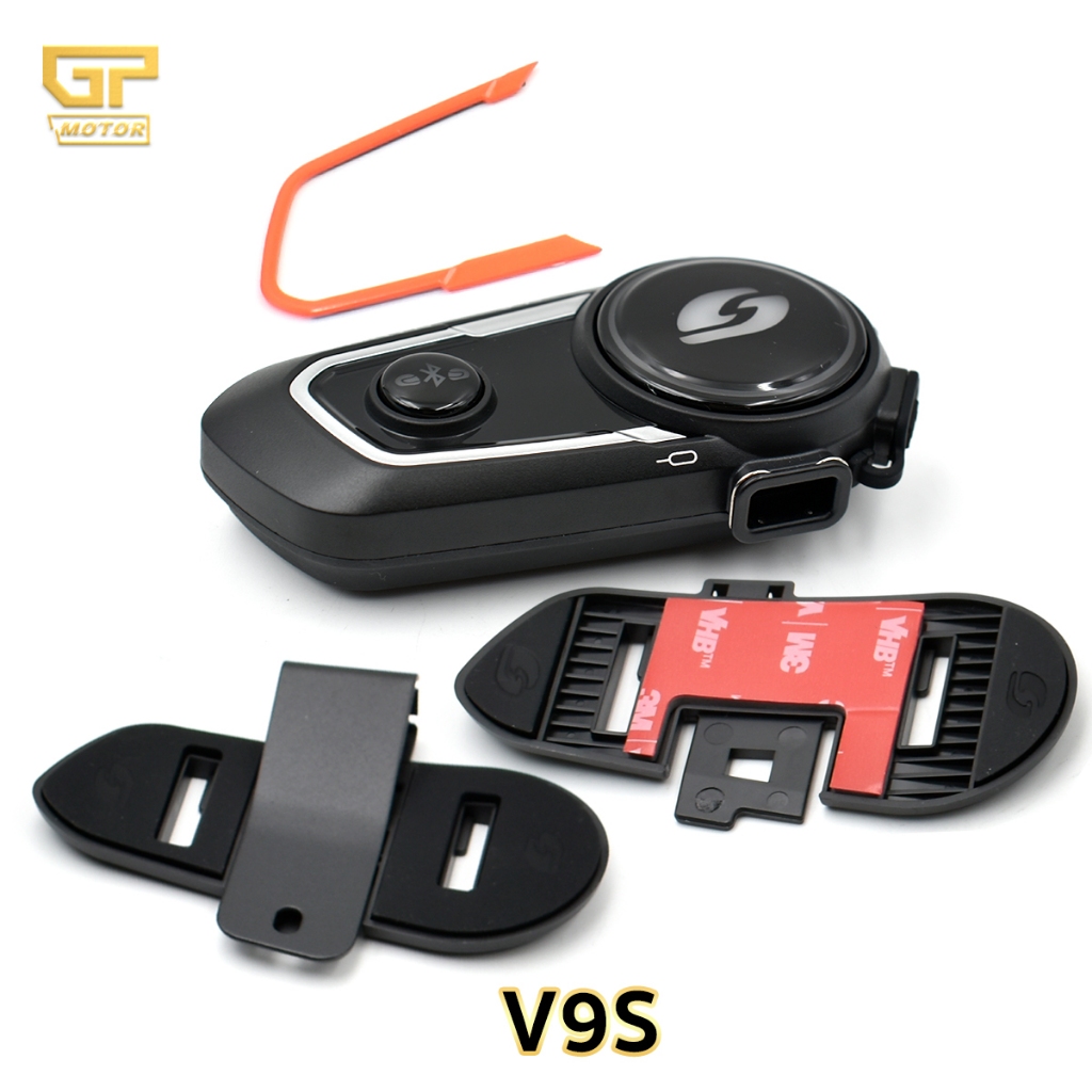 หูฟังติดหมวกกันน็อค VIMOTO บลูทูธติดหมวก ชุดหูฟังหมวกกันน็อค V8s/V9s เชื่อมต่ออินเตอร์คอมได้ แบต ...