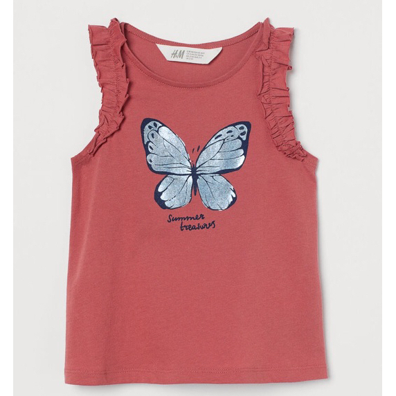 H&M มือ1 เสื้อกล้ามแบรนด์แท้ เด็กผู้หญิง 6-8y | Shopee Thailand