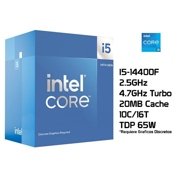CPU (ซีพียู) INTEL CORE I5-14400F - 10C 16T 1.8-4.7GHz (INTEL SOCKET 1700) ประกัน 3 ปี | Shopee ...