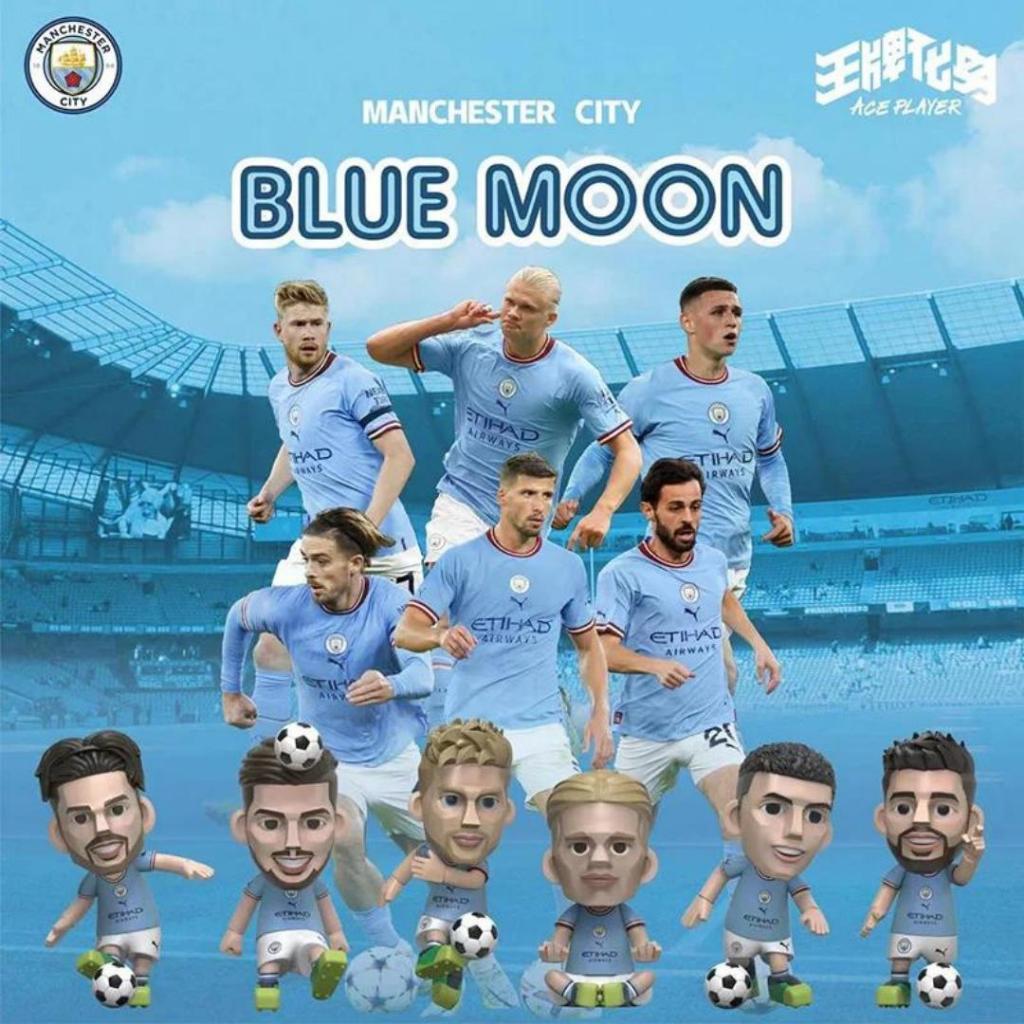 [กล่องสุ่มโมเดล] Manchester City F.C. Blue Moon BlindBox | Shopee Thailand