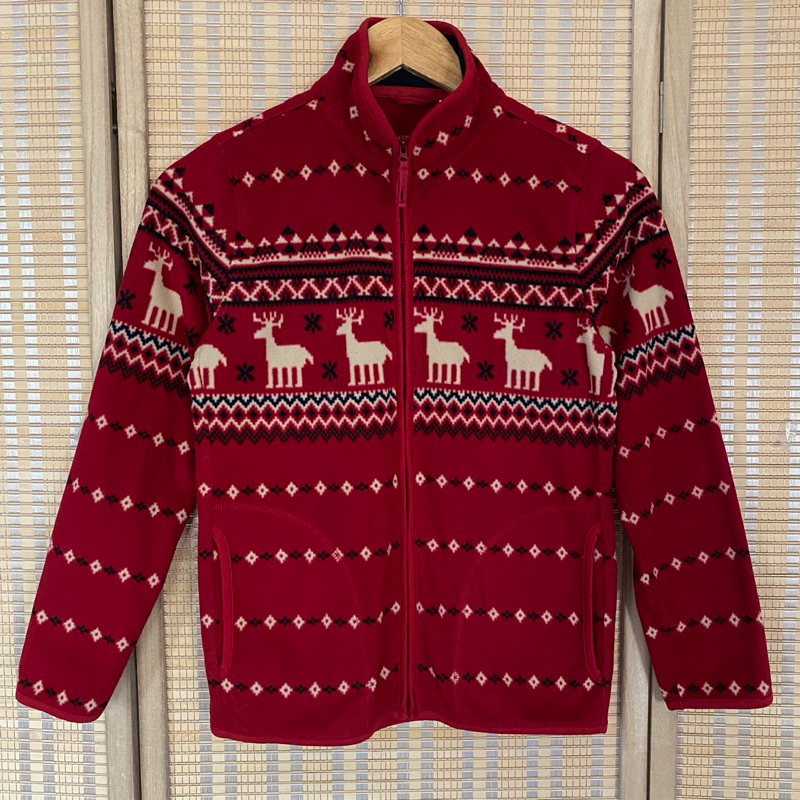 เสื้อกันหนาวสึแดงเลือดหมูไซส์ 150 ยูนิโคล่(Uniqlo) แบรนด์ญี่ปุ่นมือสอง | Shopee Thailand