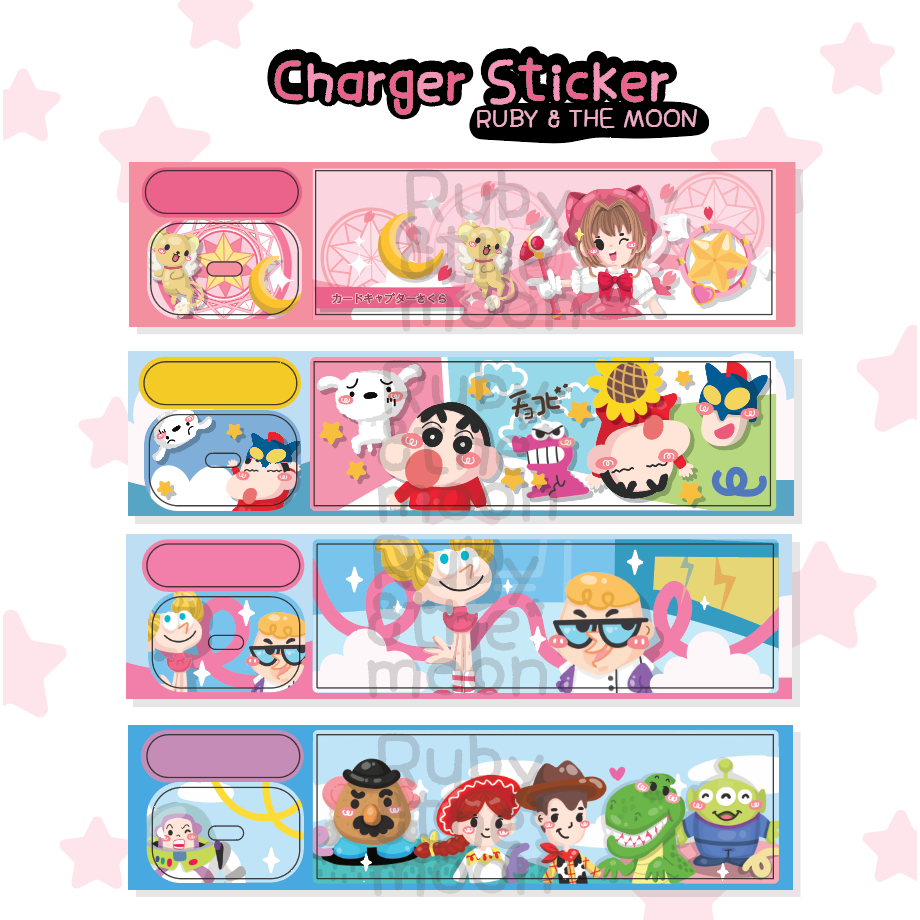 Charger sticker : สติกเกอร์ติดหัวชาร์จ 20W (type C) | Shopee Thailand