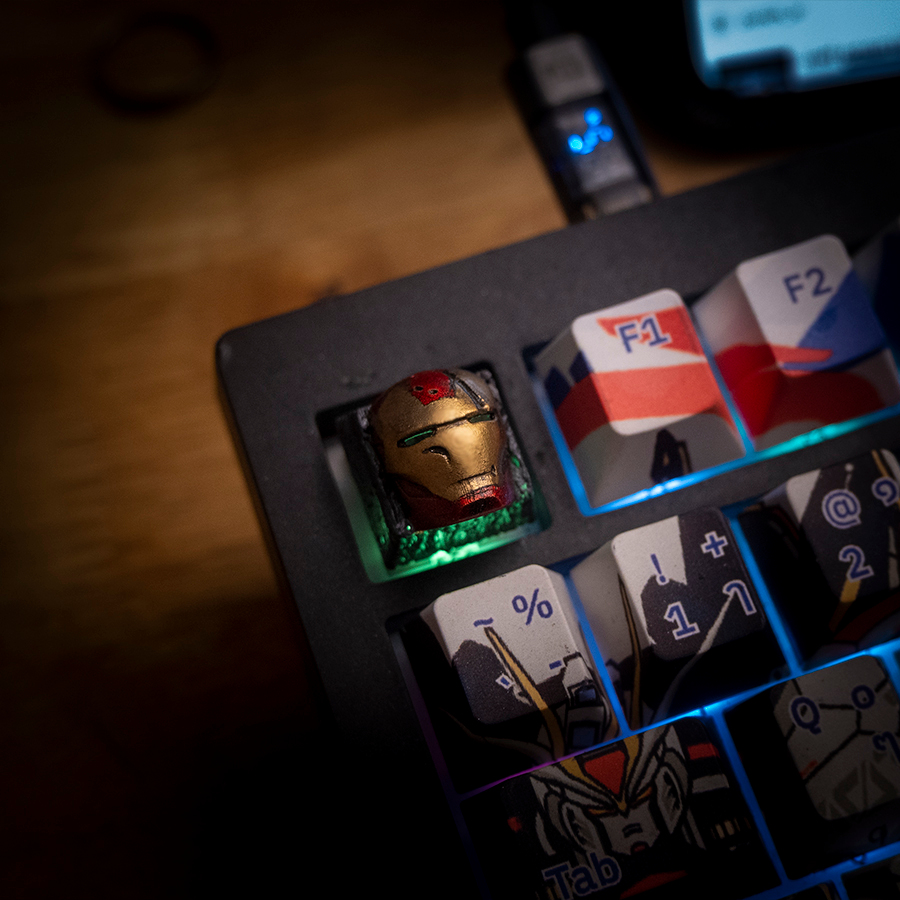 ส่งฟรี Artisan keycap ironman set | Shopee Thailand