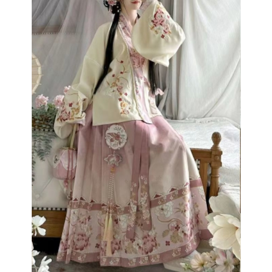 Ming & Pair สวมใส่ Hanfu ผู้หญิงเย็บปักถักร้อย Chao Xian Chao Meng ชุด ...