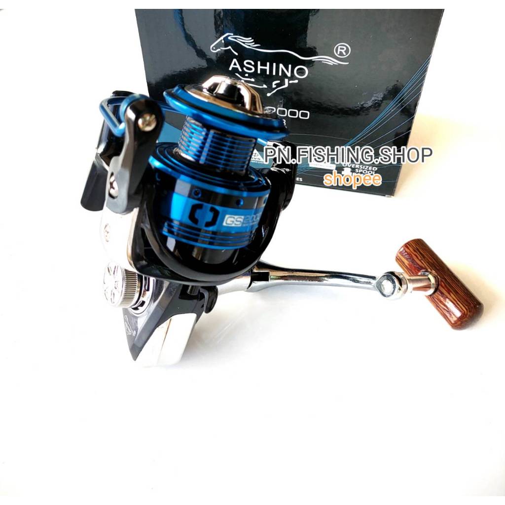 รอก ASHINO GS (ลายใหม่ล่าสุด) สีทอง/สีแดง/สีเขียว รอกตกปลา รอก ASHINO รอก GS รอก ACHINO GS รอกอา ...