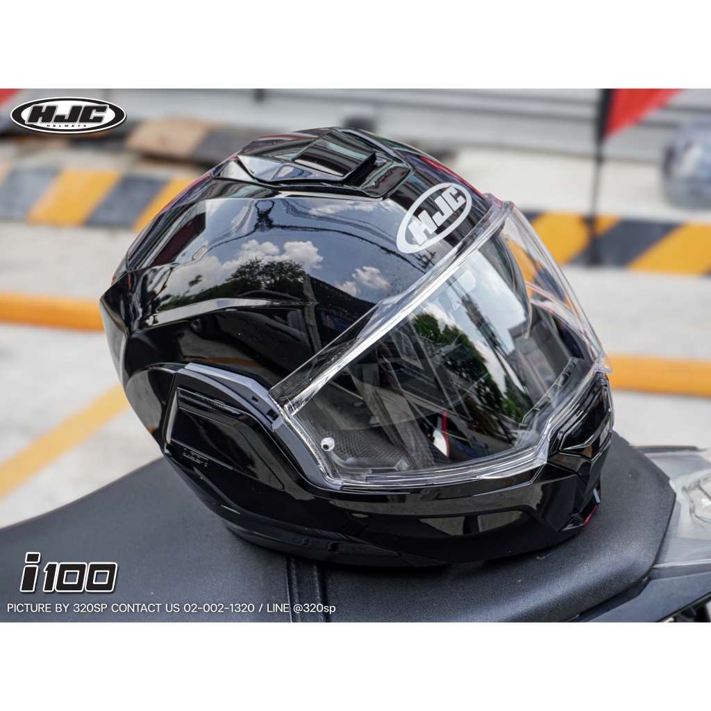 หมวกกันน็อคยกคาง HJC รุ่น i100 สไตล์ Filp Back ลายใหม่ล่าสุด ส่งไว ...