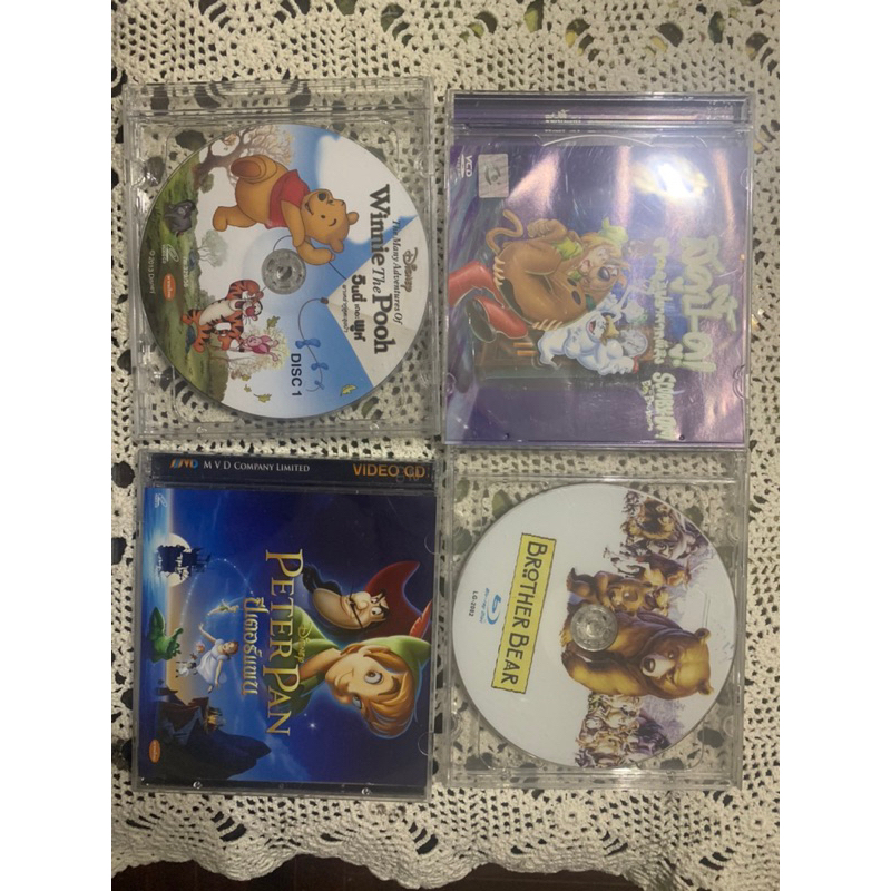 CD CVD การ์ตูนสำหรับเด็ก ผู้ใหญ่ แผ่นแท้ พากย์ไทย 4 เรื่อง 8 แผ่น สภาพ ...