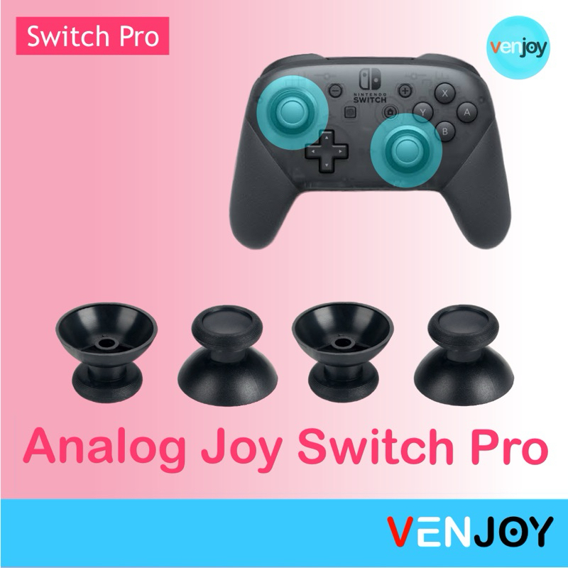 ( 1คู่ ) ปุ่มอนาล็อกจอย Nintendo Switch Pro ปุ่มอะไหล่ / Analog Button ...