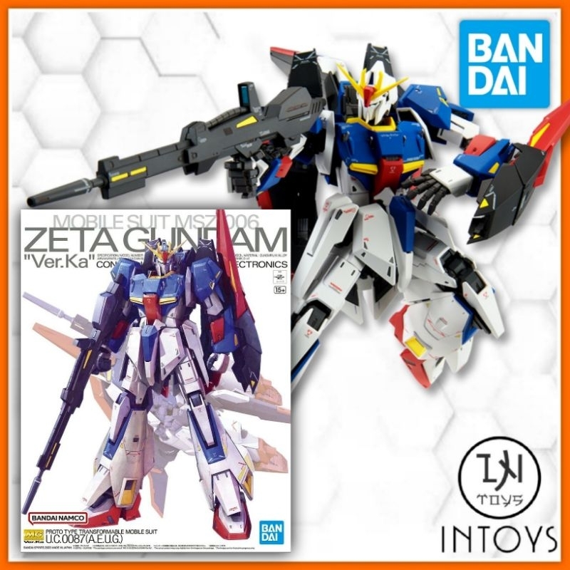 BANDAI - (MG) 1/100 ZETA GUNDAM VER.KA / Z Gundam Ver.KA (Gunpla / Gundam Model Kits) | Shopee ...