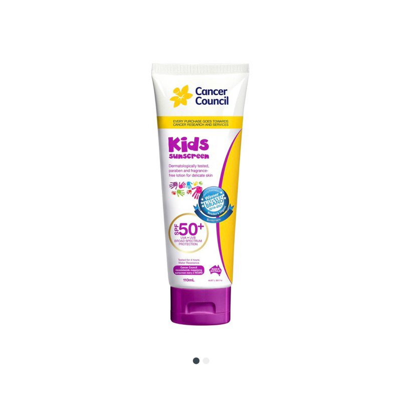 ครีมกันแดดสำหรับเด็กจากออสเตรเลีย Cancer Council Kids Spf 50+ Sunscreen ...