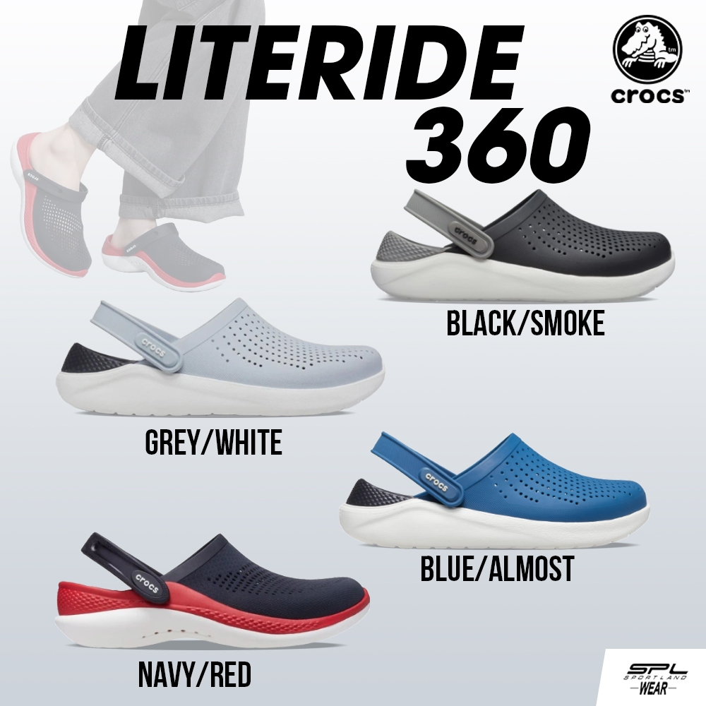 Crocs Collection รองเท้าแตะ รองเท้ารัดส้น UX Literide และ Literide 360 ...