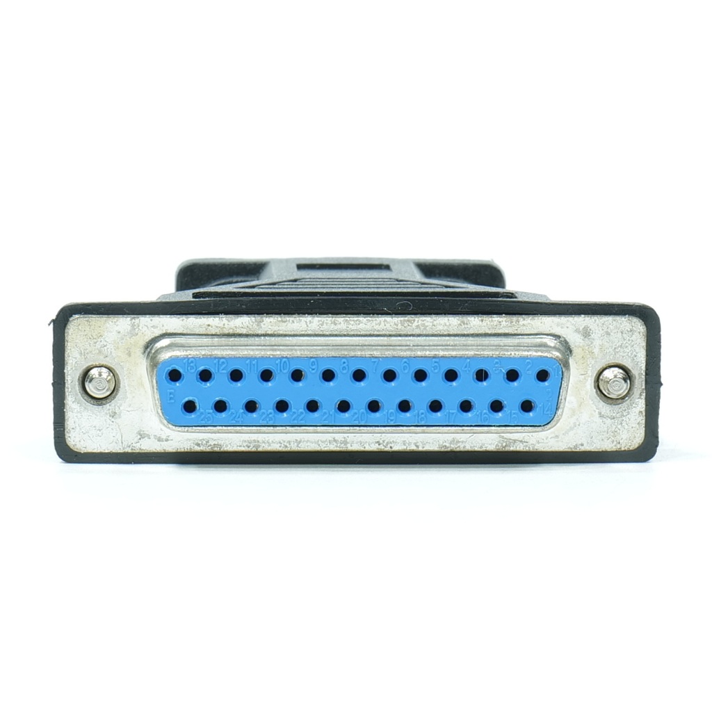 D-sub Adapter Male 9 Way D-Sub to Female 25 Way D-Sub AD-D25M9F DB25 ...