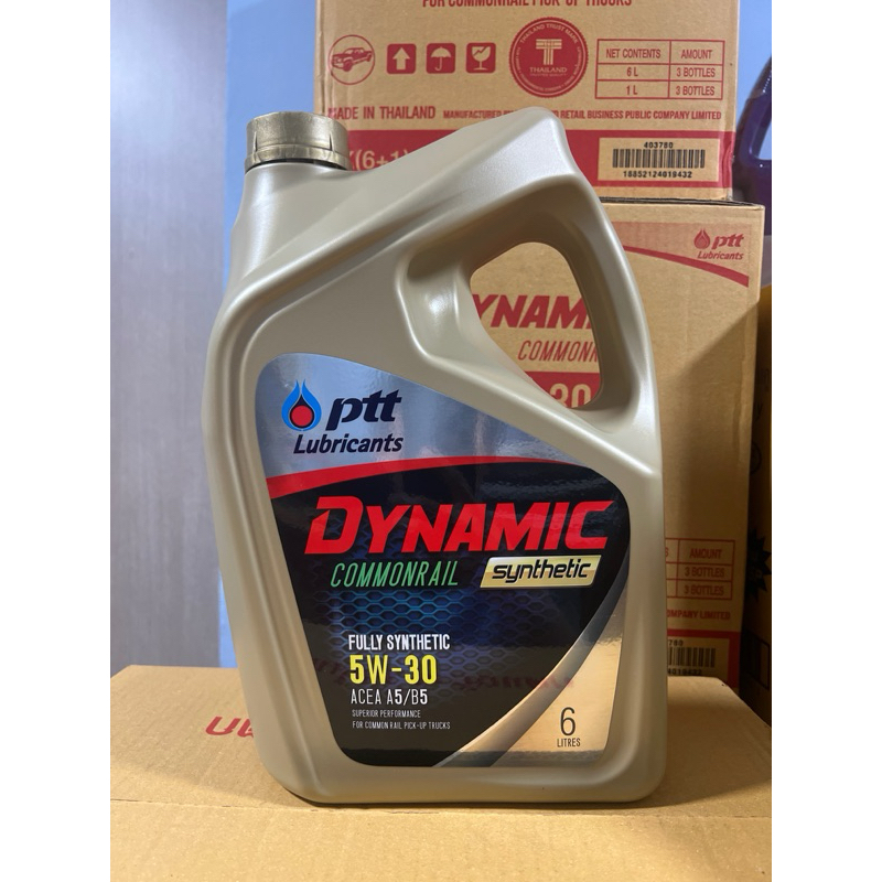 น้ำมันเครื่อง เครื่องยนต์ดีเซล สังเคราะห์ 100% ปตท Ptt dynamic ...