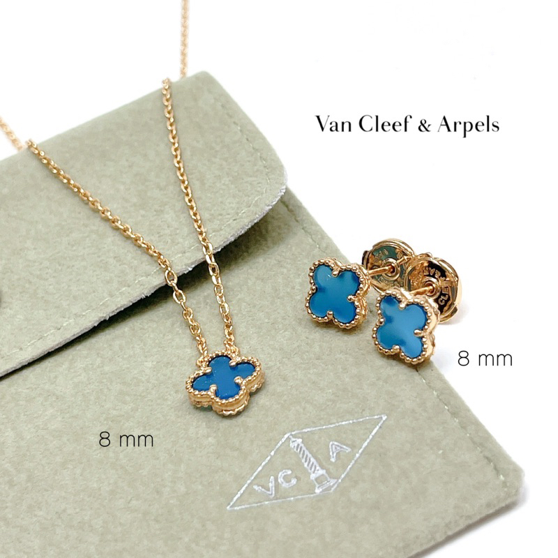ต่างหู สร้อยคอ Van Cleef & Arpels งานแบรนด์ Hi-End | Shopee Thailand