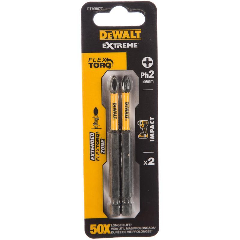 DeWALT DWA13MS ดอกไขควงแม่เหล็ก / ดอกไขควง PH2 FLEXTORQ ขนาด 89 มม 2 ...