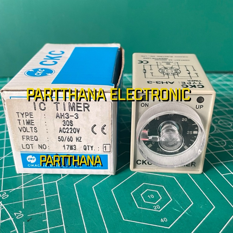 AH3-3 TIMER 30S AC220V / 380VAC พร้อมส่งในไทย🚛💨 | Shopee Thailand