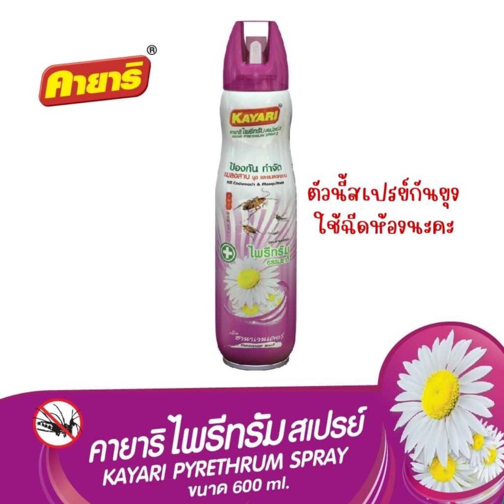 🔥ส่งด่วนทุกวันตัดรอบ🔥 4โมงKAYARI สเปรย์ กันยุง แมลง สเปรย์ฉีดห้องและฉีด ...