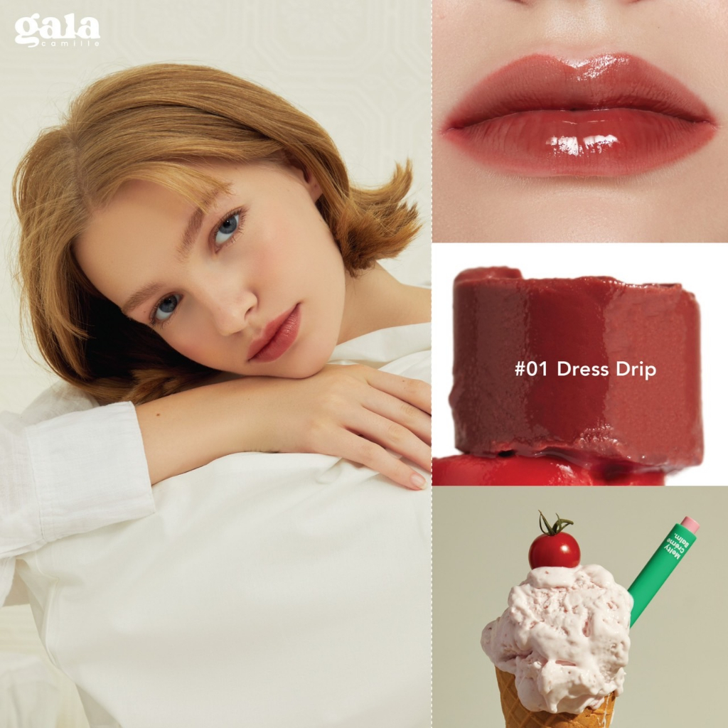 Gala Camille Melty Creme Balm 1 แท่ง Lip Balm ลิปบาล์ม ลิปสติก ลิปกาล่า ...