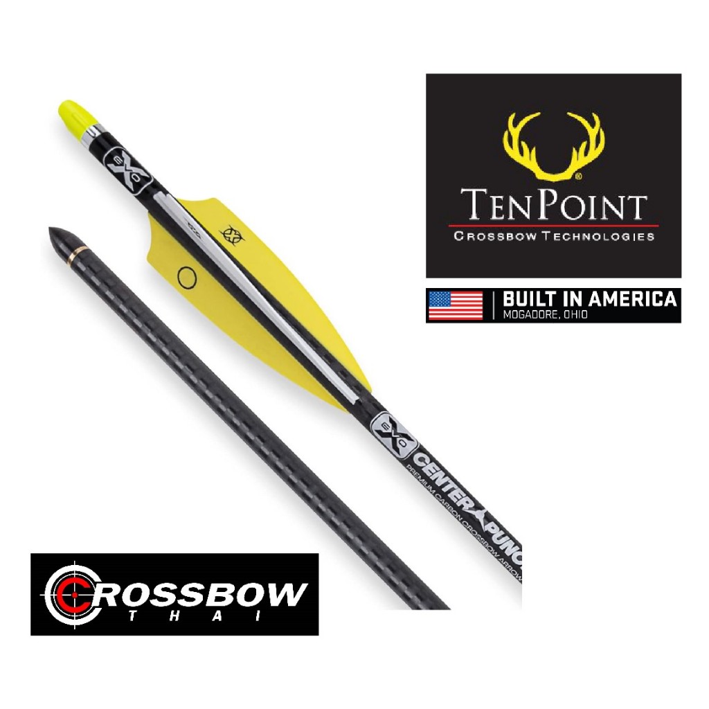 TenPoint EVO-X CenterPunch 20 Crossbow Arrows With Alpha-Nock HP(6 pack ...