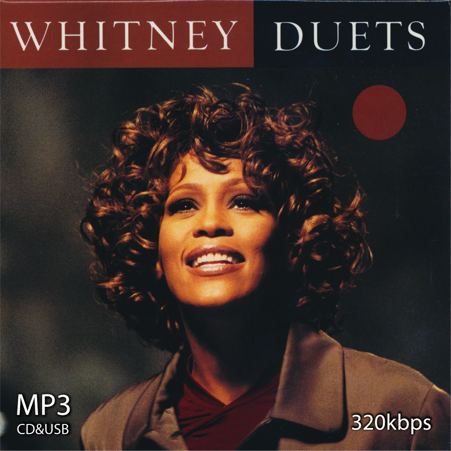 cd usb mp3 รวมเพลงสากล Whitney Houston รวม 52 เพลง ระบบเสียงคุณภาพ ...
