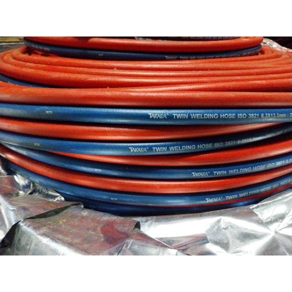 TAKARA สายลมคู่ สายเชื่อมคู่TAKARA รุ่นมอก(Twin Welding Hose) ขนาด 1/4 ...