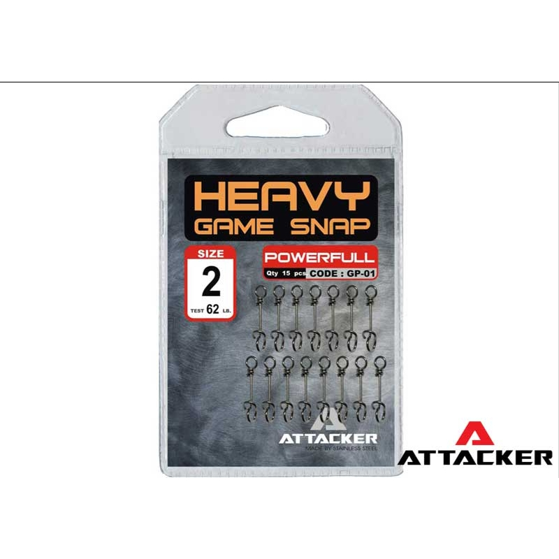 กิ๊ปตีเหยื่อปลอม HEAVY GAME SNAP code:GP-01 | Shopee Thailand