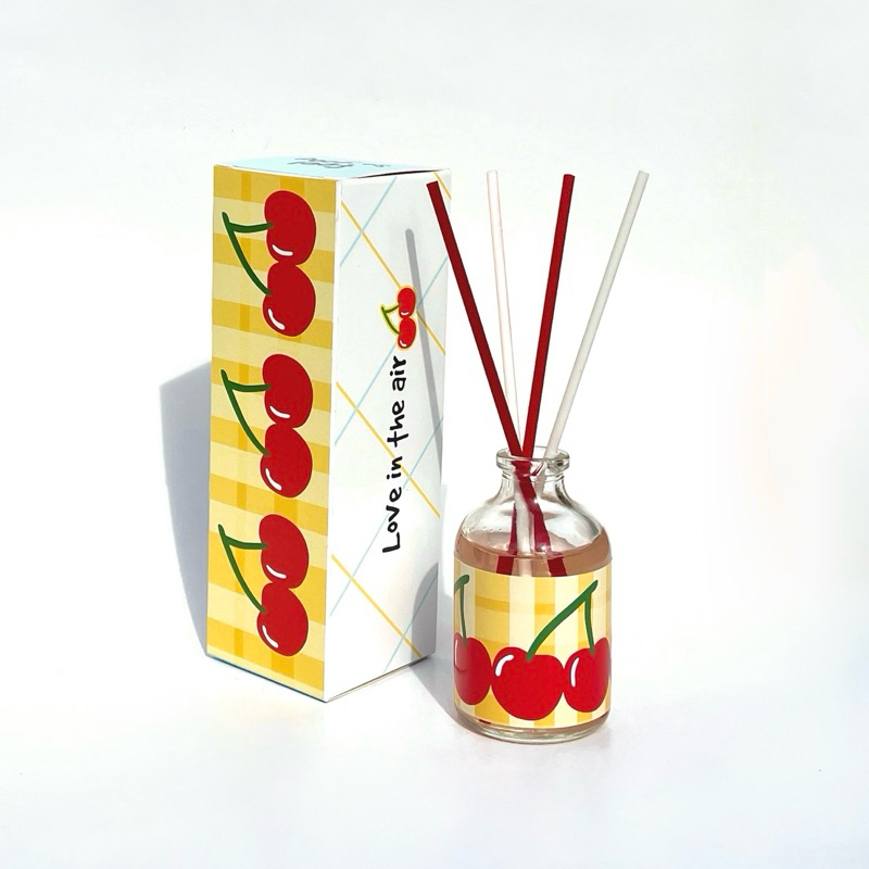 🍒🌞Cherry REED DIFFUSER scent Fruly holy ก้านหอมคุณภาพดี กระจายกลิ่นทั่ว ...