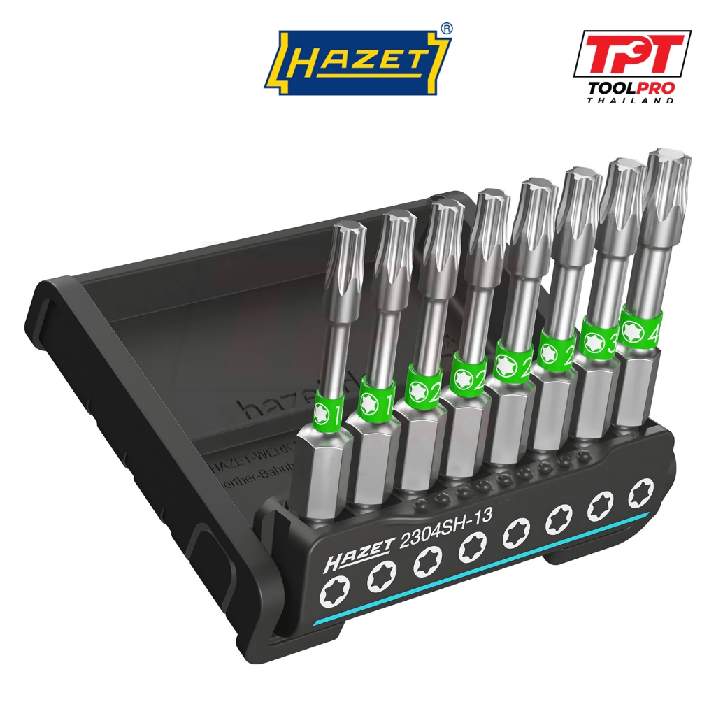 Hazet ชุดดอกไขควง Torx T10-T40 Bit Set (2304SH-13) | Shopee Thailand