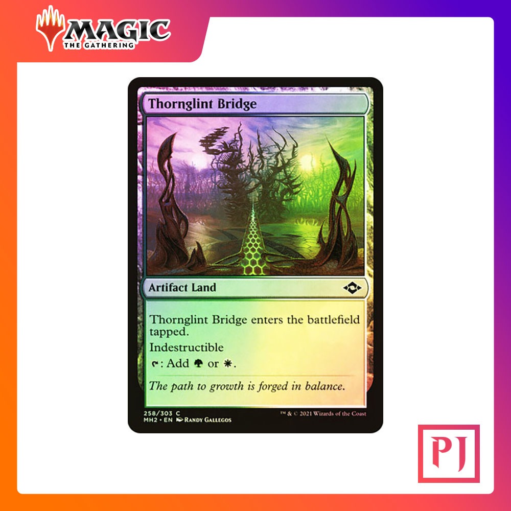 [MTG] Thornglint Bridge [MH2] [LAND] [COMMON] [FOIL] [ENG] (การ์ดเมจิค ...
