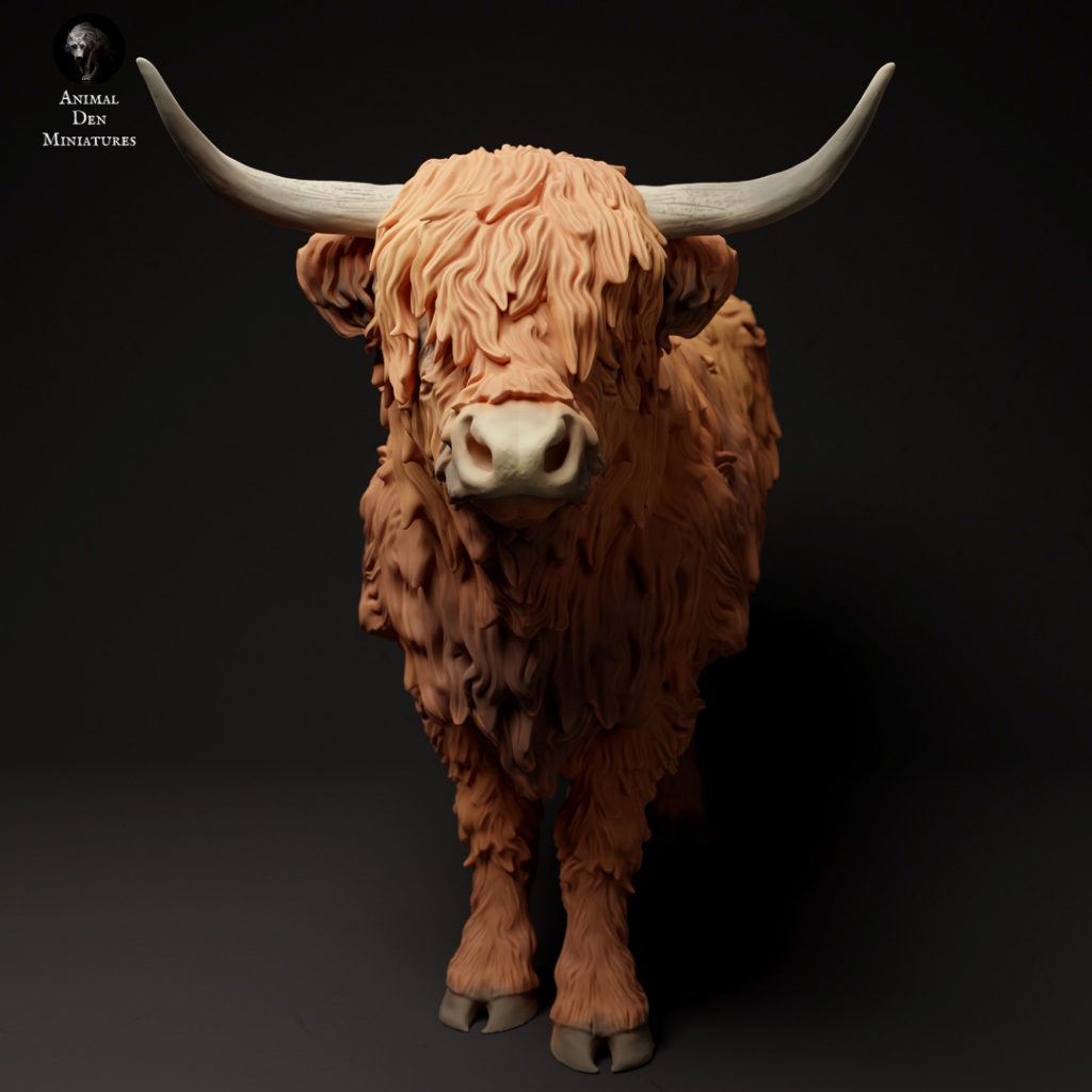 Highland Cow Model 3DPrint | Shopee Thailand
