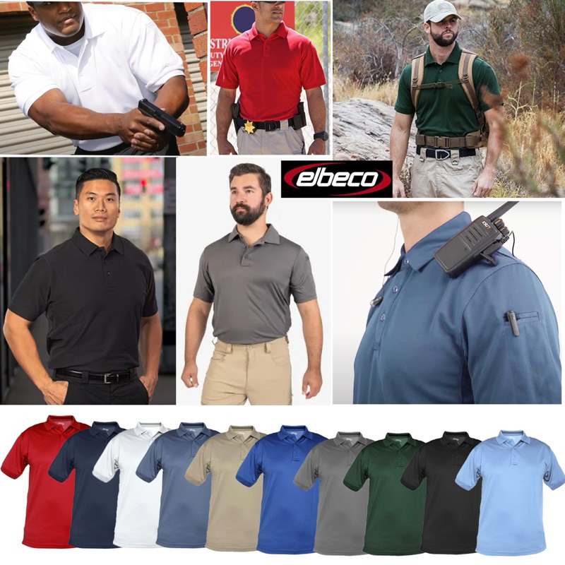 เสื้อโปโลแขนสั้น Elbeco Tactical Short Sleeve Polo เสื้อยุทธวิธี ...