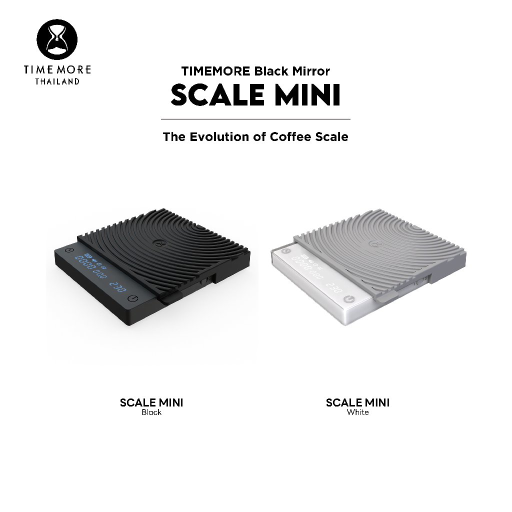 TIMEMORE เครื่องชั่งน้ำหนักดิจิตอล -- Black Mirror Scale Mini | Shopee ...