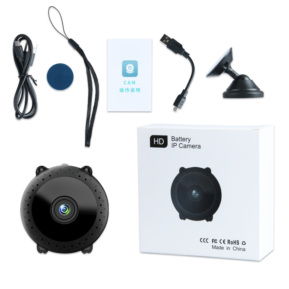 ร้านไทย กล้องวงจรปิดไร้สาย round camera WiFi กล้อง HD 1080P สองล้านพิก ...