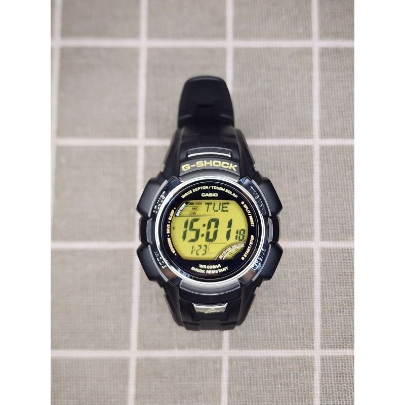 Casio G-Shock GW-300 สีดำ จอสีทอง มือสอง | Shopee Thailand