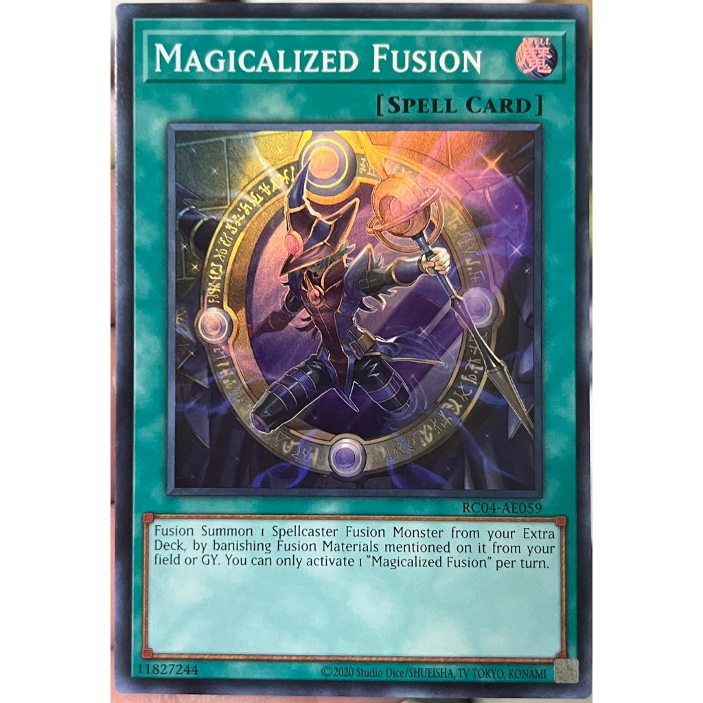 Yugioh Asia-Eng [RC04-AE059] Magicalized Fusion (Super Rare) การ์ดเกม ...