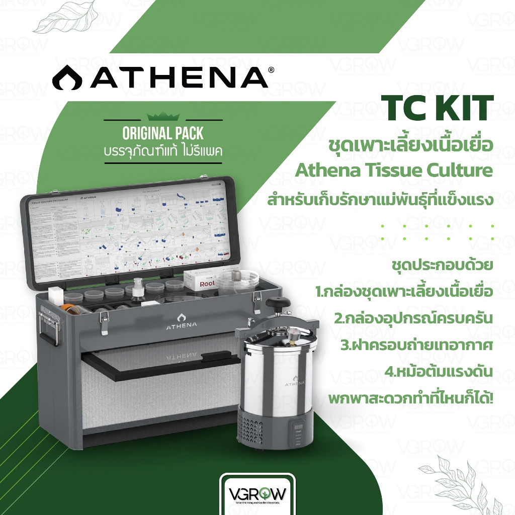 [ส่งฟรี] Athena TC KIT ชุดเพาะเลี้ยงเนื้อเยื่อ Tissue Culture เก็บสาย ...