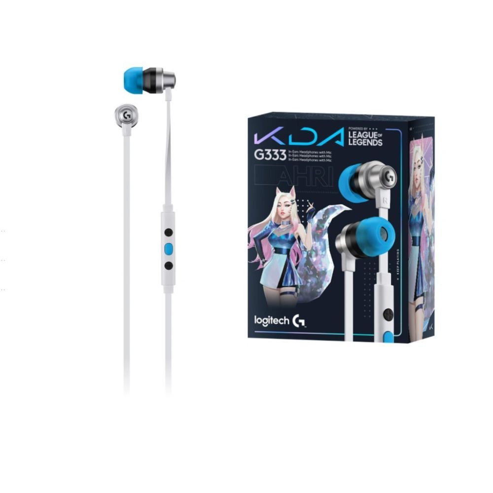 หูฟังเกมมิ่ง LOGITECH G333 LOL COLLECTION K/DA GAMING EARPHONES ...