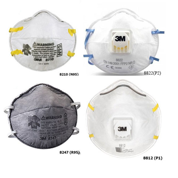 หน้ากาก 3M รุ่น 8210 8247 8812 8822 9105S 8246 9916 8511 9320 9320A+ มาตรฐาน N95 กันฝุ่น PM2.5 ...