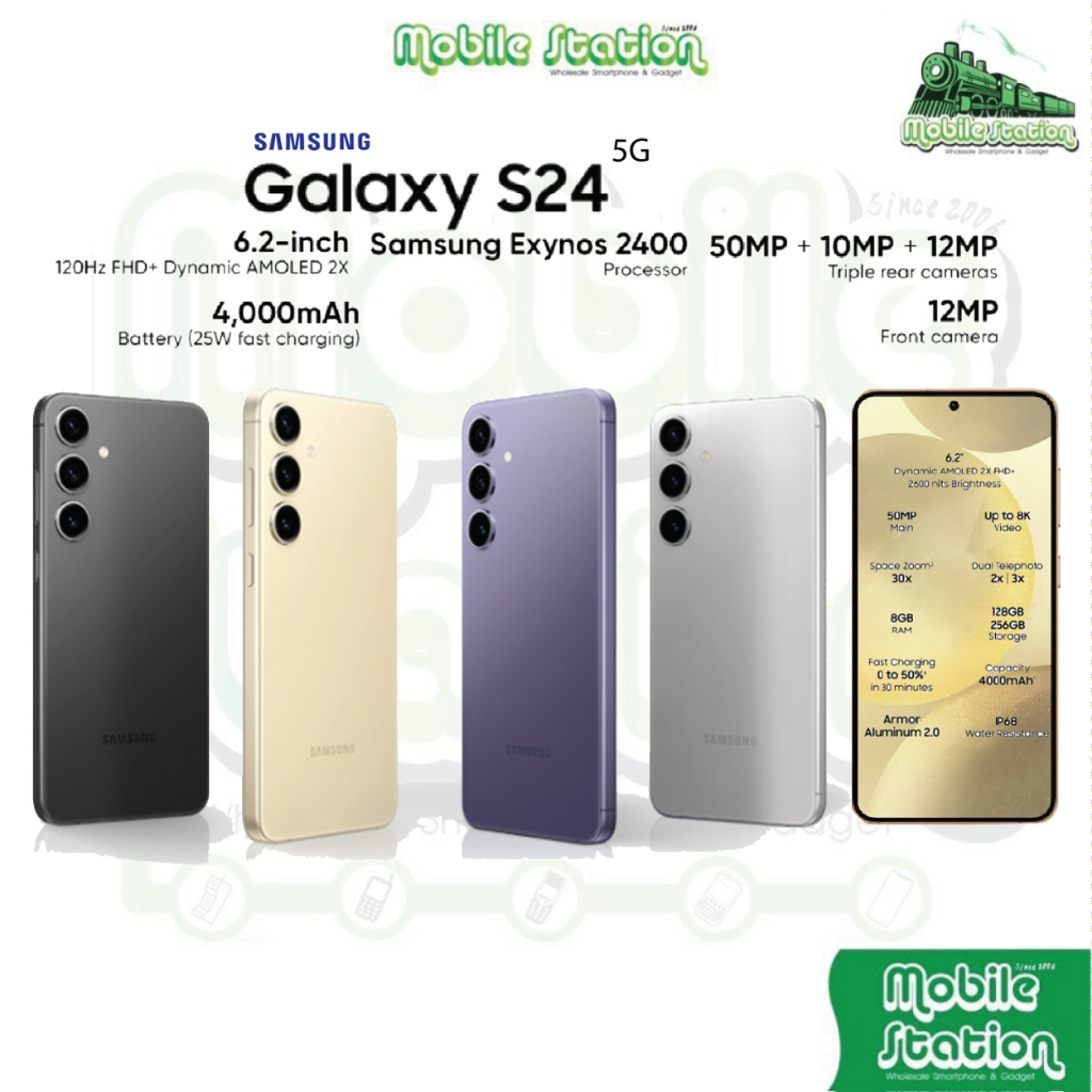 [Sale] Galaxy S24 Galaxy AI Dynamic AMOLED X2 ขนาด 6.2" FHD+ Exynos ...