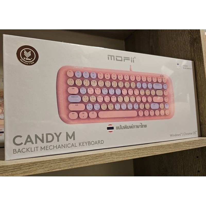 คีย์บอร์ด MOFii Mechanical Keyboard Candy M Pink (TH/EN) | Shopee Thailand