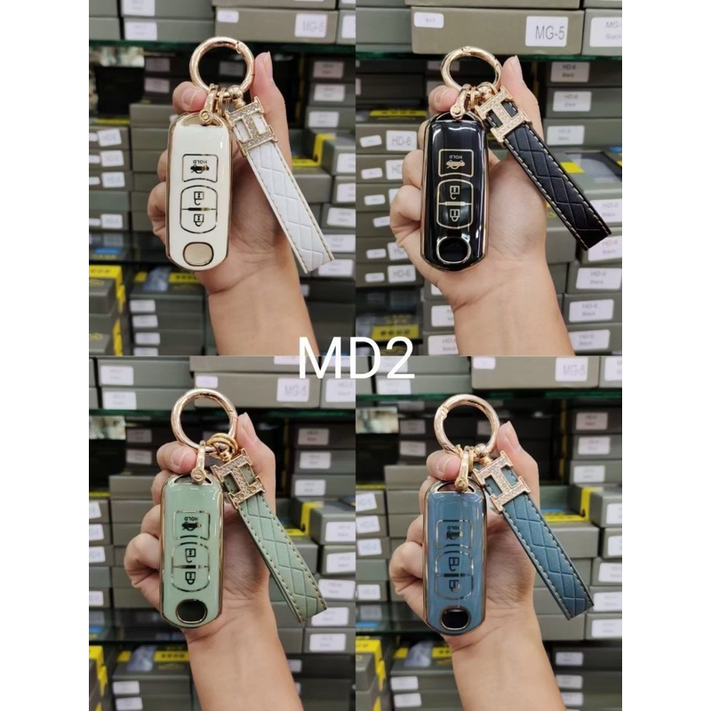 Key Case TPU For MAZDA เคสTPU (พร้อมพวงกุญแจ) ตรงรุ่น Mazda2 Skyactiv ...