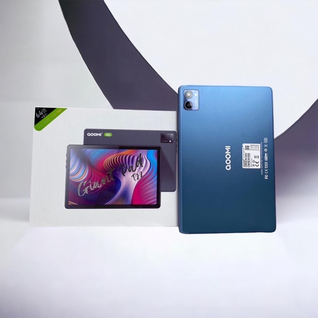 แท็บเล็ต QOOMI รุ่น GIANT PAD T22 (4+64GB) สี DEEP BLUE จอ 10.1 นิ้ว TABLET 4G รุ่นใหม่ล่าสุด ...