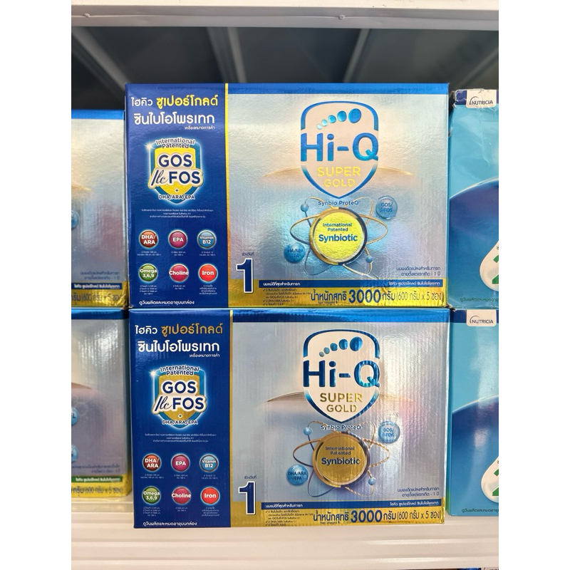 นมผง HiQ ซุปเปอร์โกร สูตร1 3000g บรรจุ 5ซอง หมดอายุ7/24 | Shopee Thailand